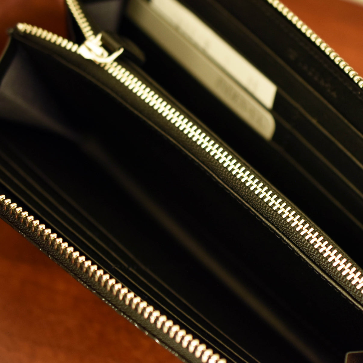 印傳（甲州印伝）バンブー柄長財布(黒革×黒漆)｜ 通販・プレゼント・ギフト – Katerial