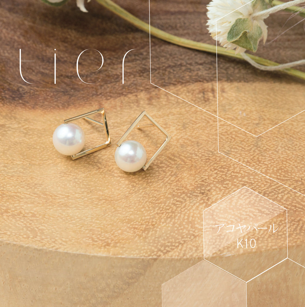 【tier】ポラリスアコヤパールピアス – Katerial（カテリアル）